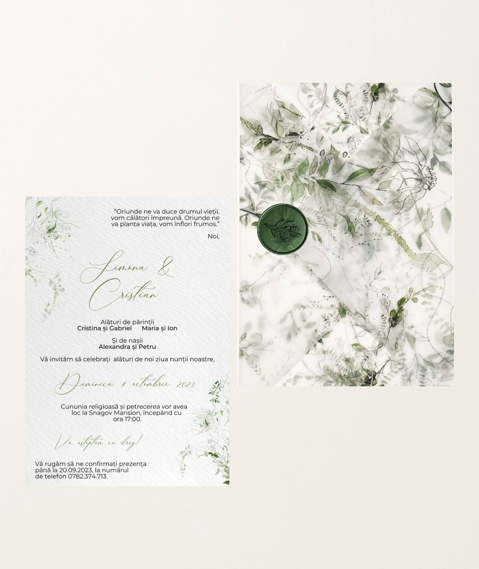 Diaphan Stationery - Papetărie pentru Evenimente